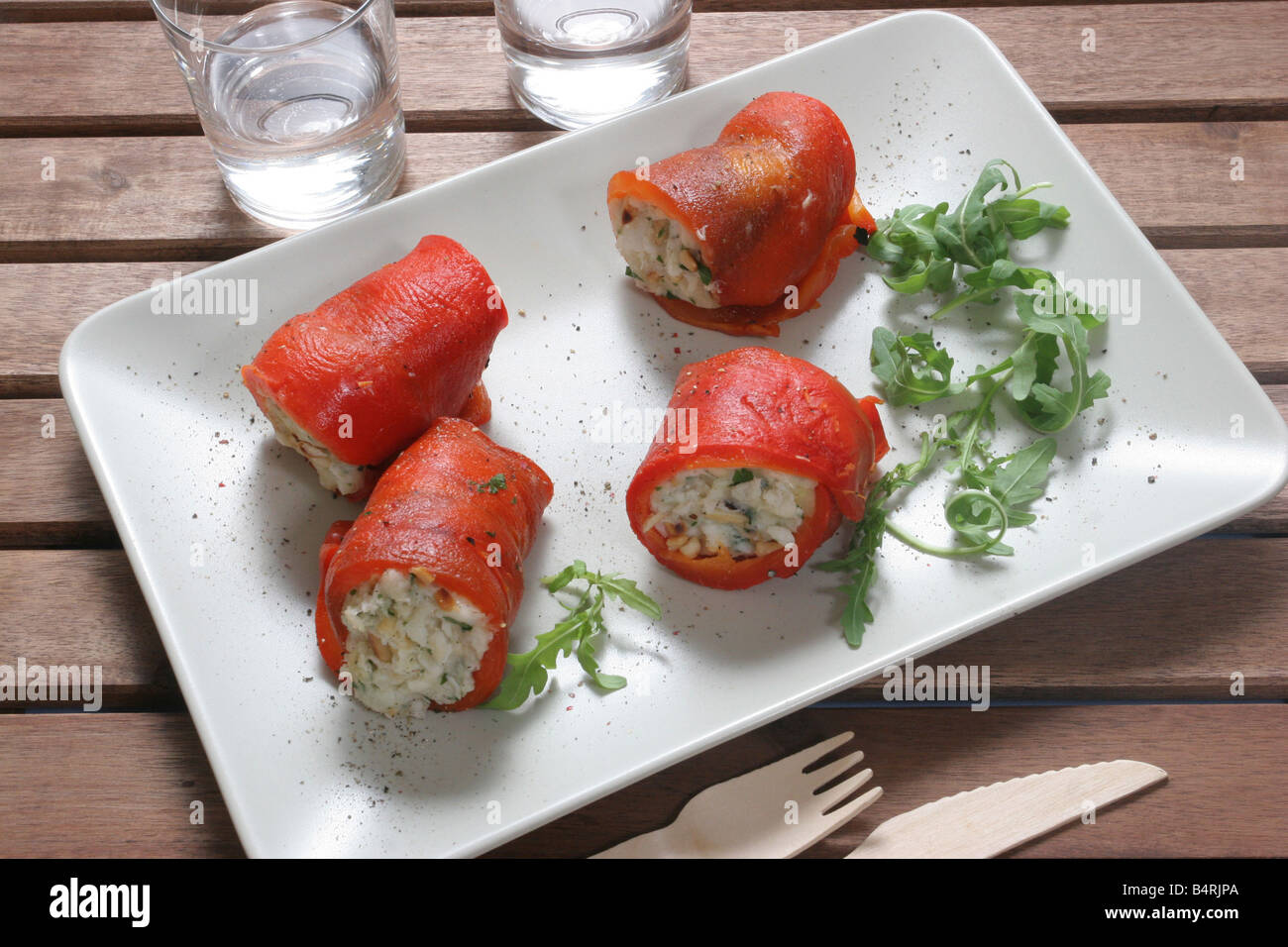 Cold roulade of codfish, Italy Stock Photo - Alamy