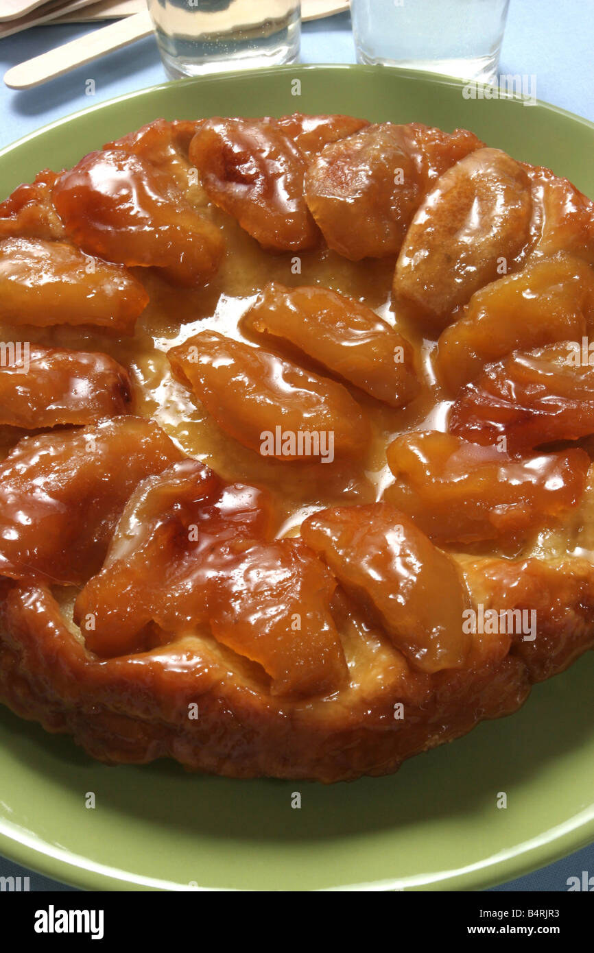 Tarte tatin apple cake, Italy Stock Photo - Alamy