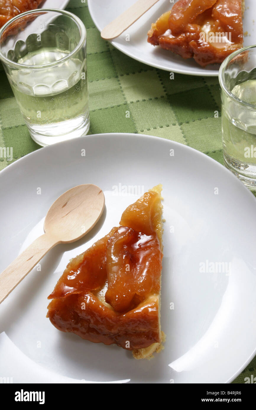 Tarte tatin apple cake, Italy Stock Photo - Alamy