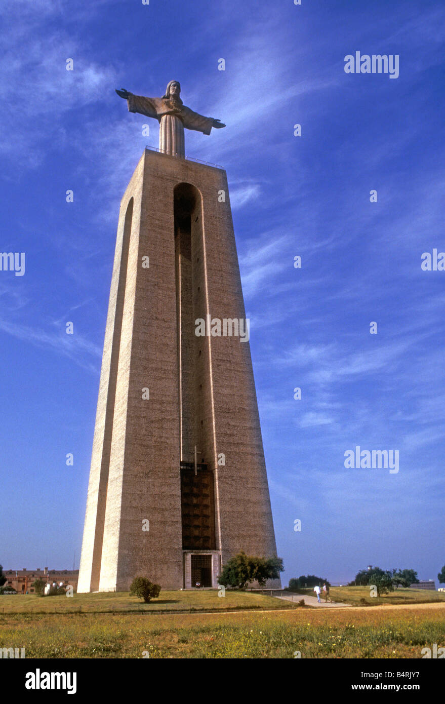 Christ the King statue over Lisbon Portugal Stock Photo - Alamy