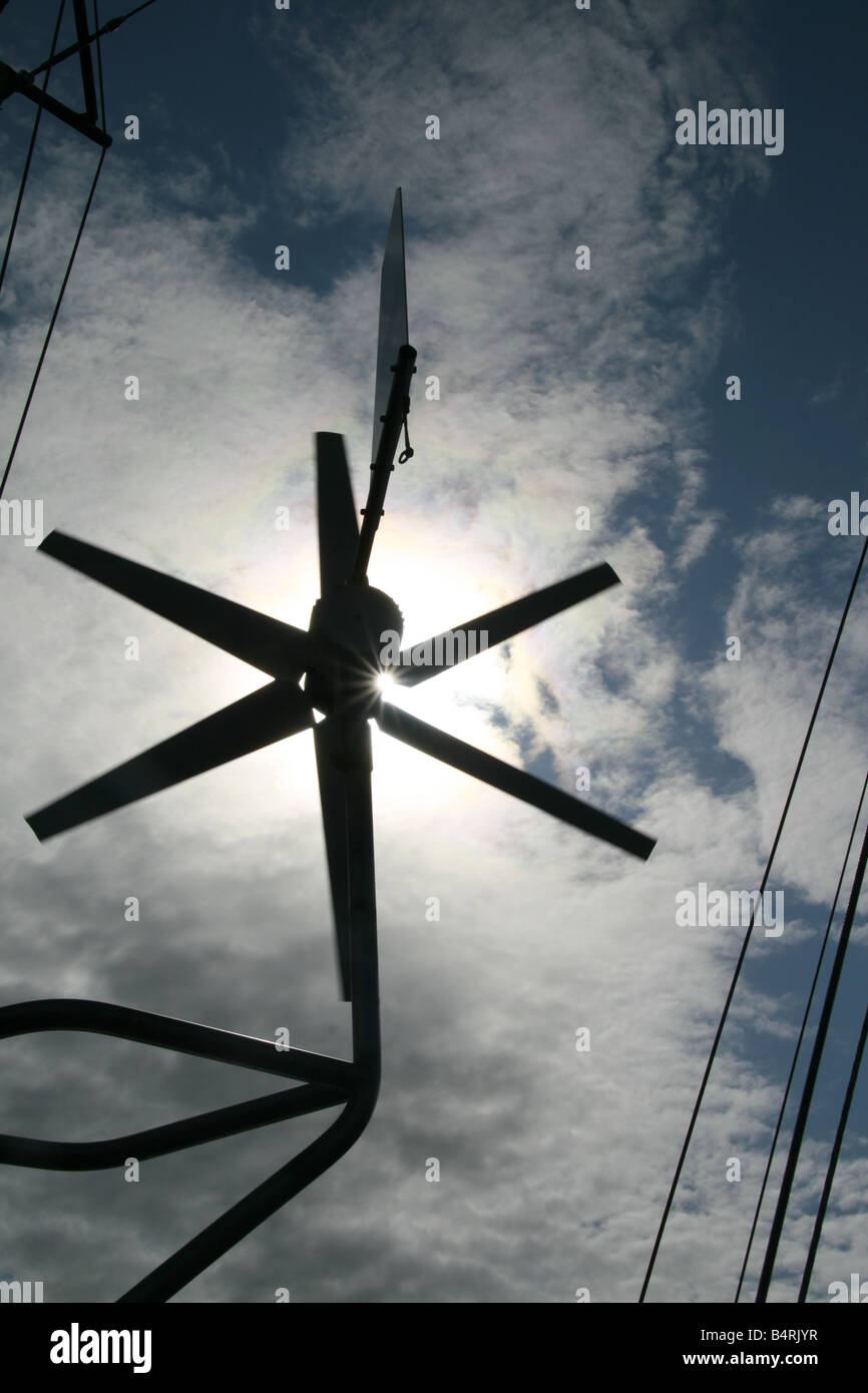 wind direction gauge instrument on boat Stock Photo - Alamy