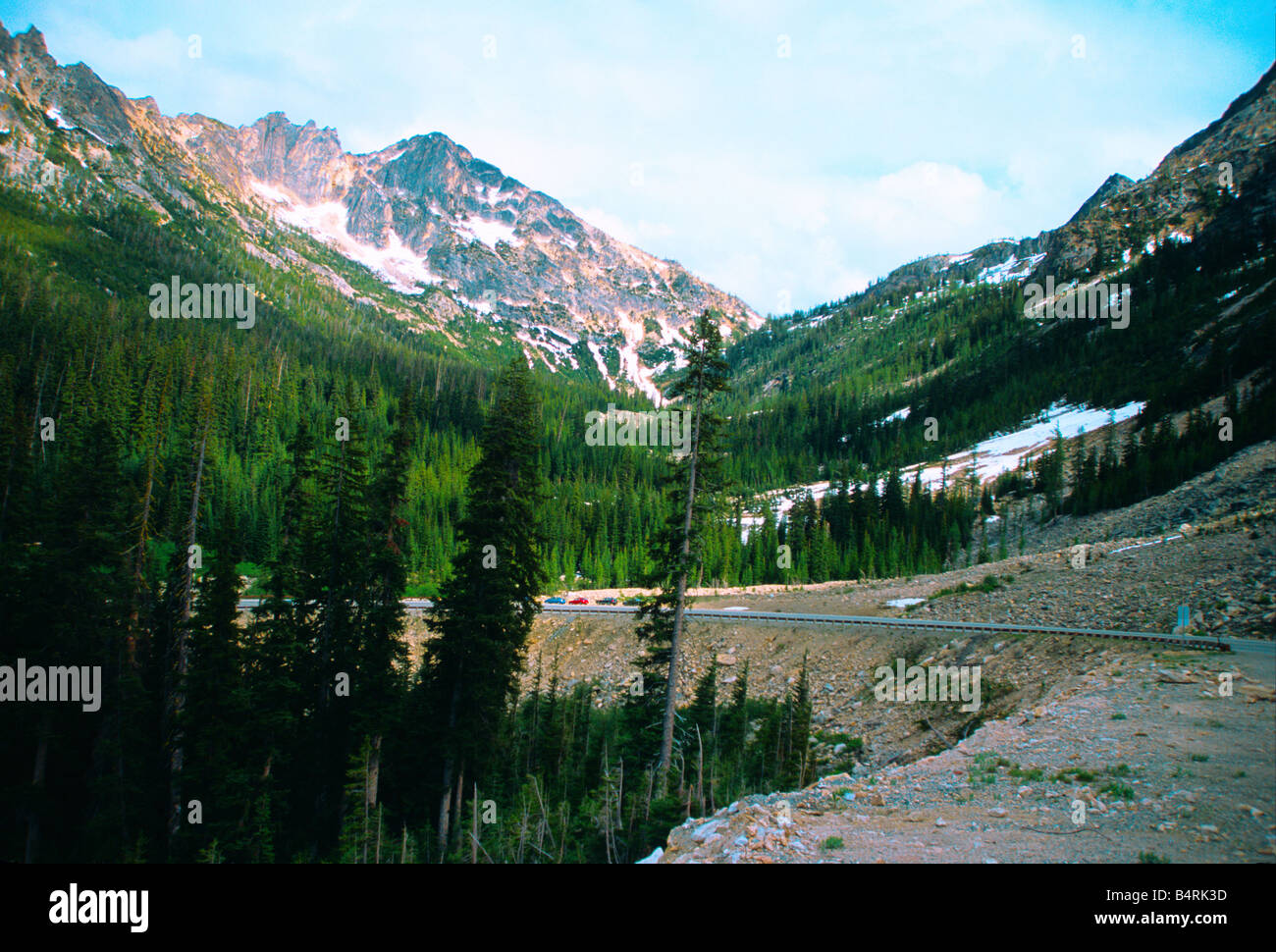 Rocky Mountains View, Glacier National Park, Montana, USA, North ...