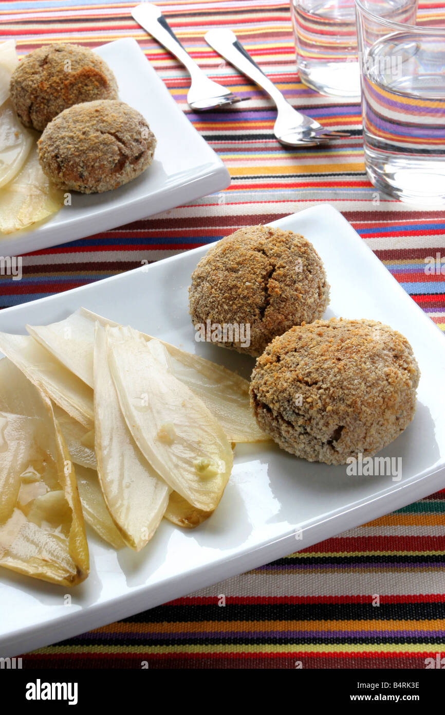 Red beans rissoles Italy Stock Photo - Alamy