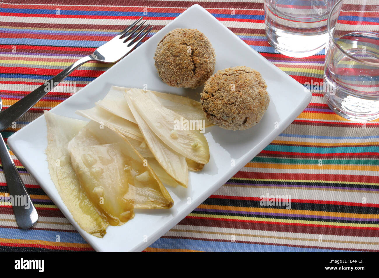 Red beans rissoles Italy Stock Photo - Alamy
