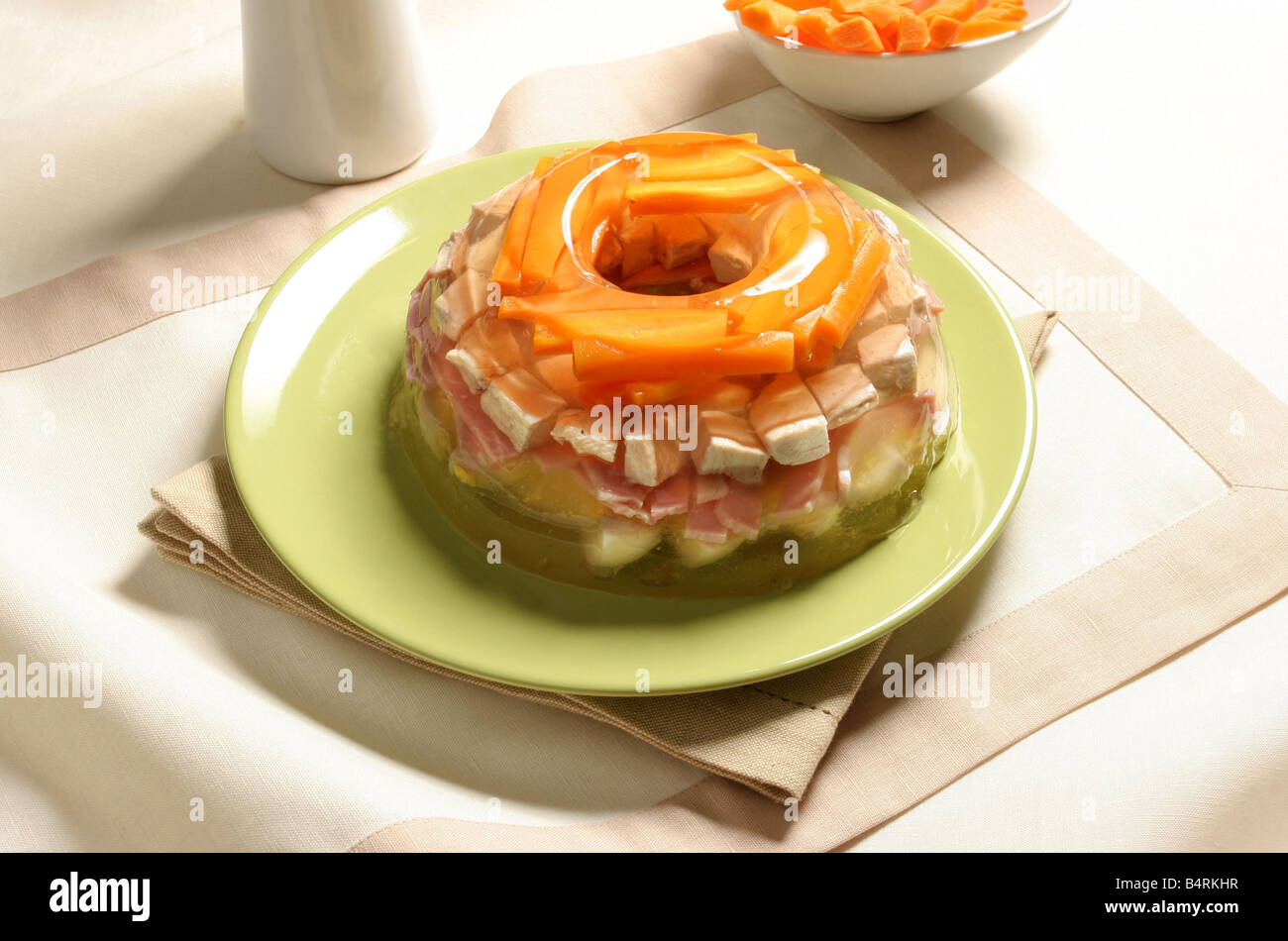 Eggs in gelatine hi-res stock photography and images - Alamy