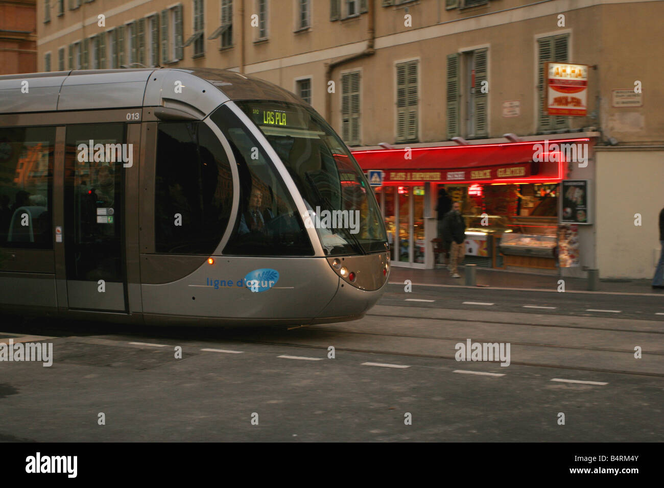City scene Nice France Europe Stock Photo - Alamy