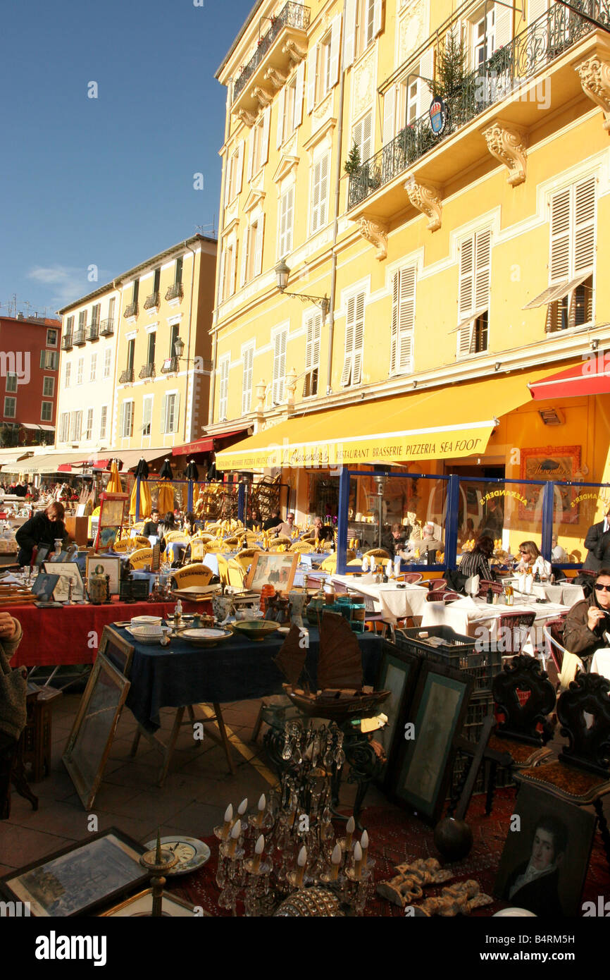 Antique market Place Charles Felix Nice Alpes Maritimes Cote d'Azur ...