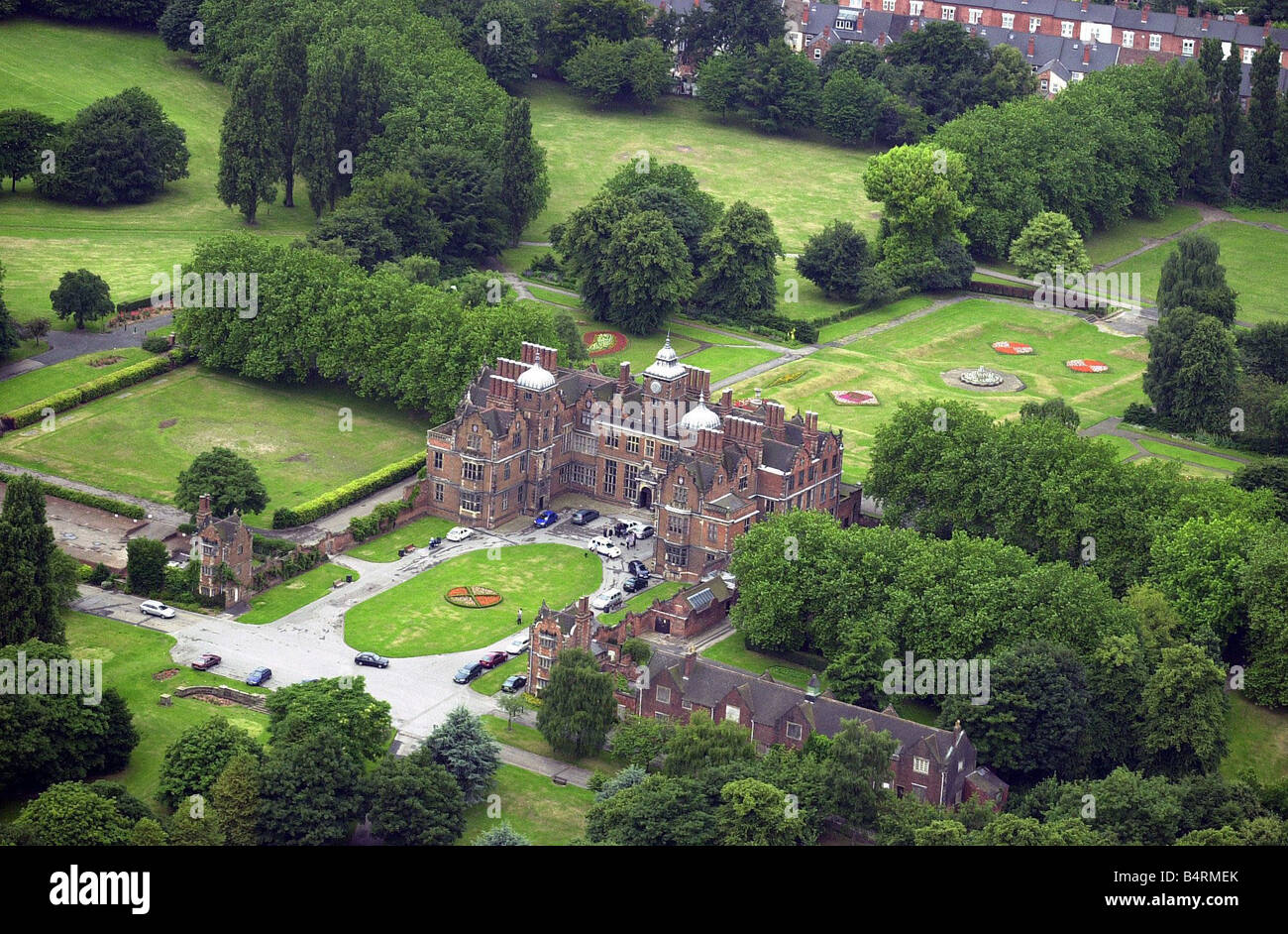 Aerial pictures of Birmingham Aston Hall Stock Photo - Alamy