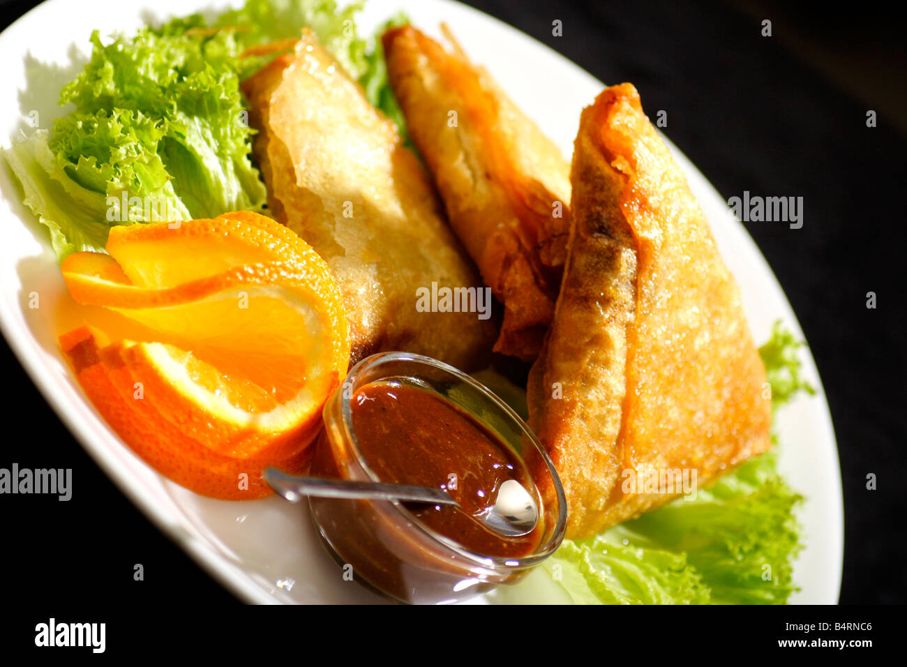 Samosa And Salad High Resolution Stock Photography and Images - Alamy
