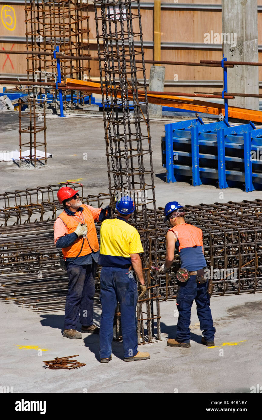 Australian Structural Steel Construction Worker