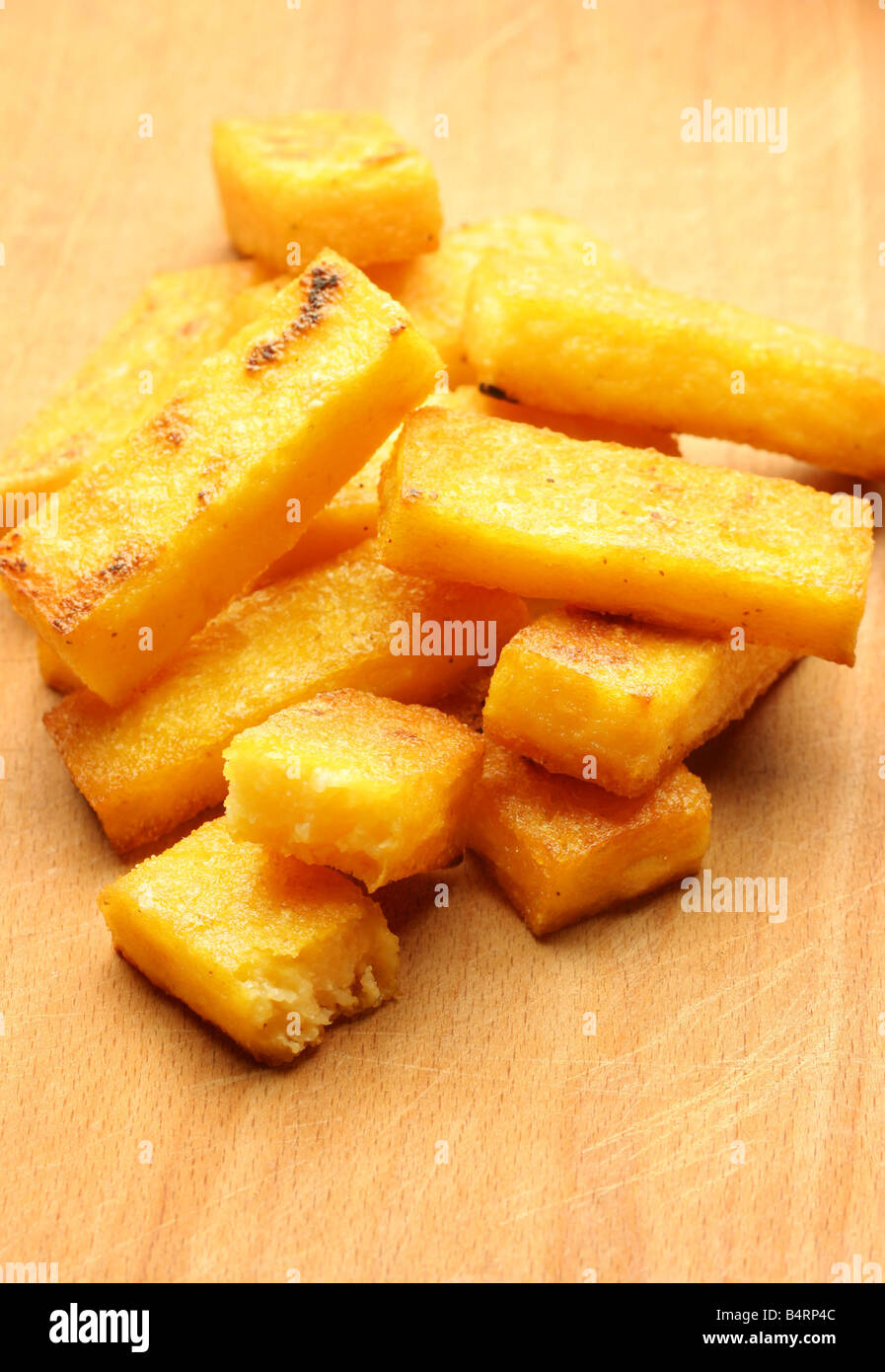 Fried Polenta Tuscany Italy Stock Photo - Alamy