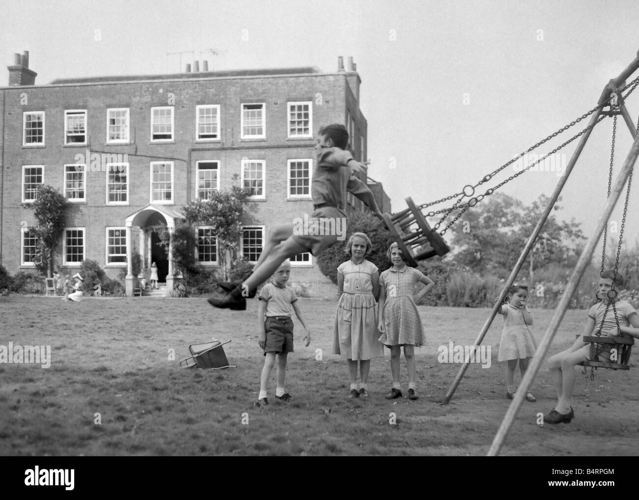 1950s playground hi-res stock photography and images - Alamy