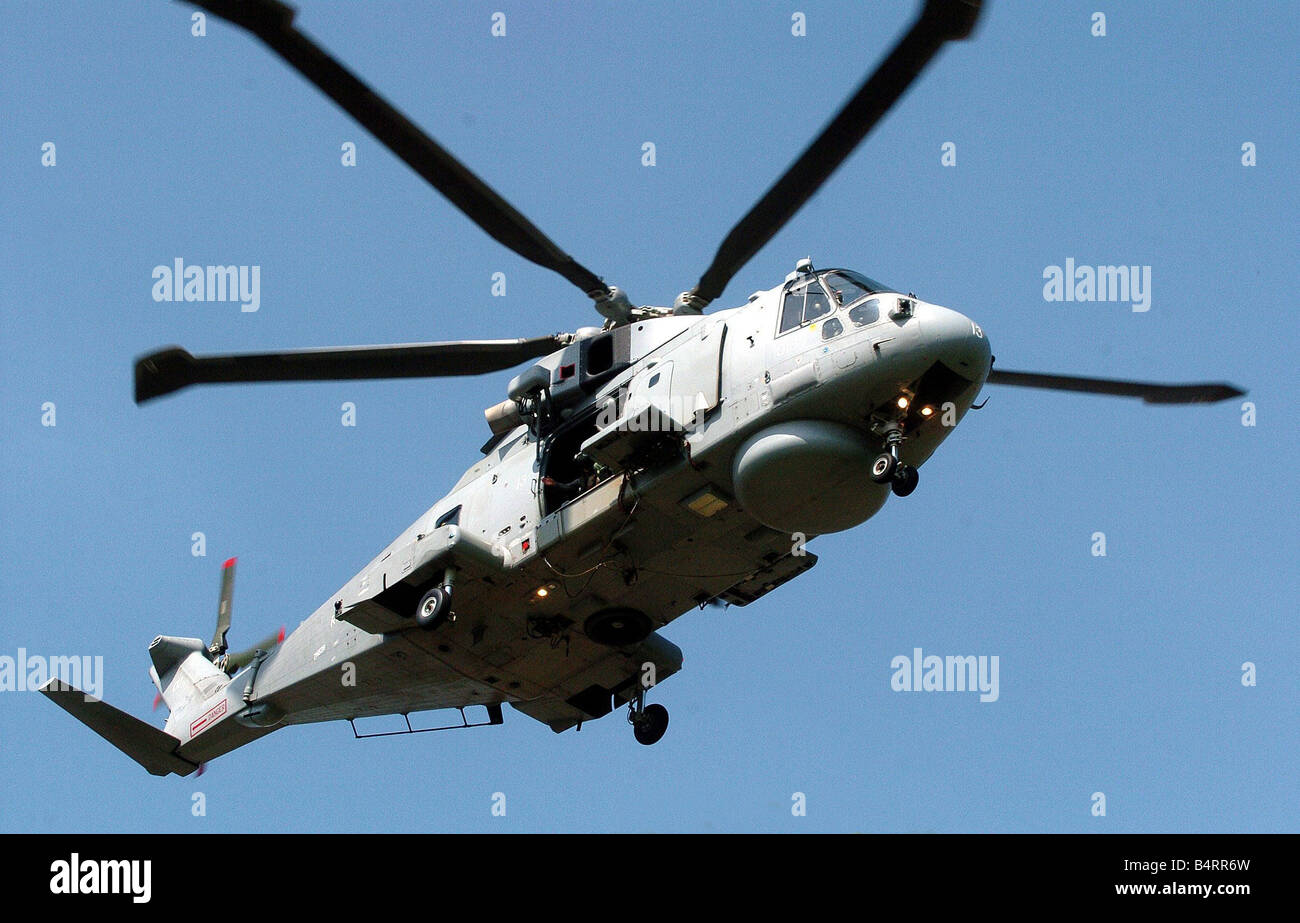A Royal Navy Merlin Helicopter Stock Photo - Alamy