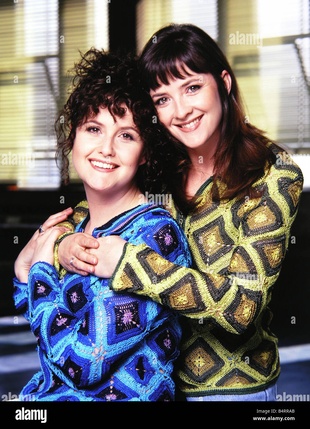 Television actress Liz Carling left Circa December 2001 Stock Photo - Alamy