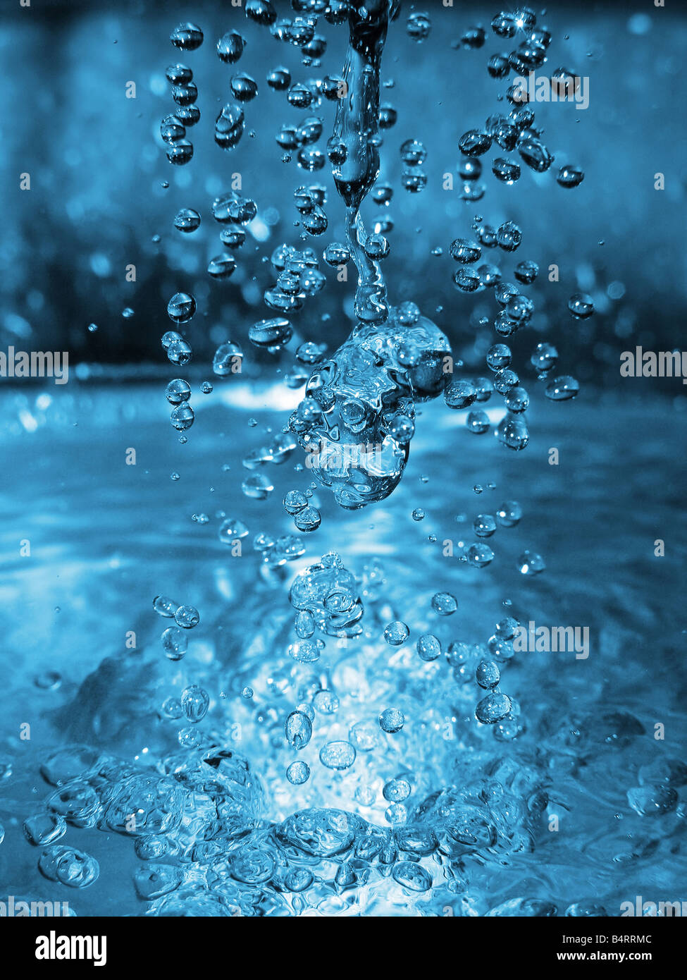Water drops splashing Stock Photo - Alamy