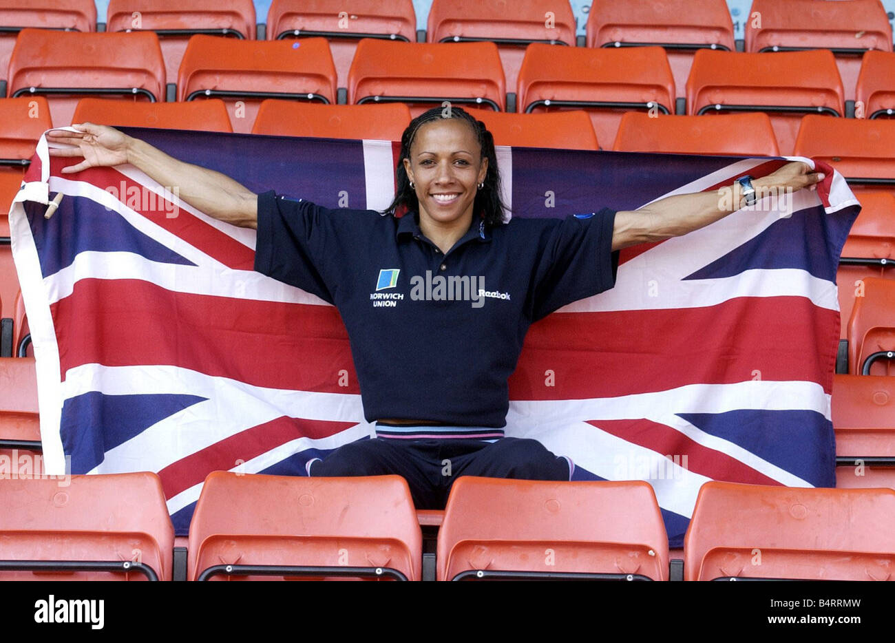 Kelly Holmes who is running for Britain in the 800m on at the 2004 ...