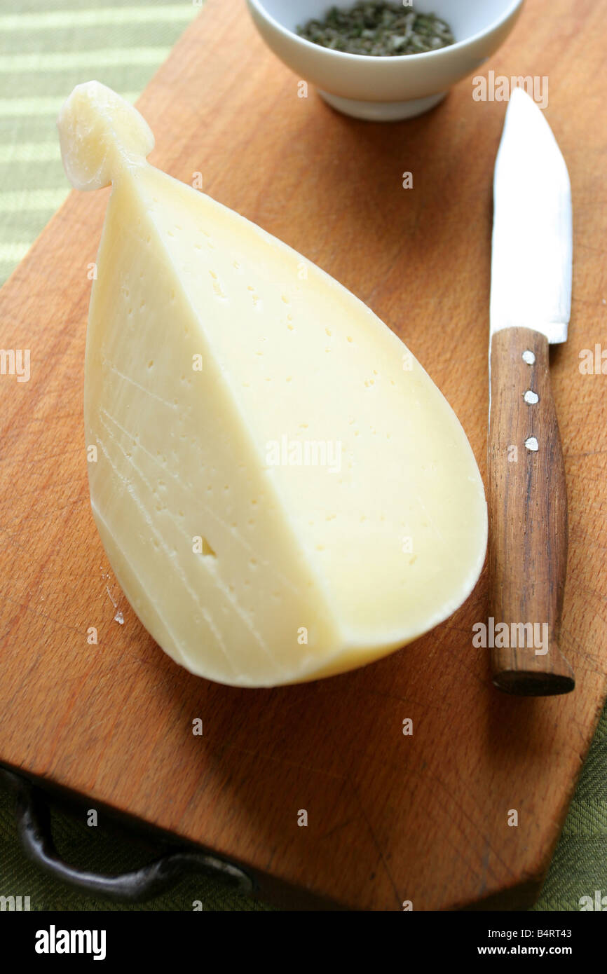 Caciocavallo Silano DOP cheese Calabria Italy Stock Photo - Alamy