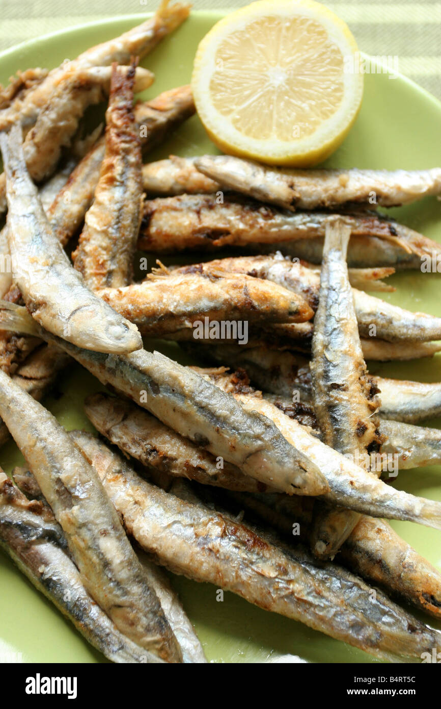 Paranza fried fishes Italy Stock Photo - Alamy