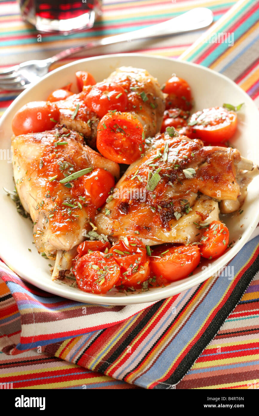 Rabbit in Ischitana style Ischia island Campania Italy Stock Photo - Alamy