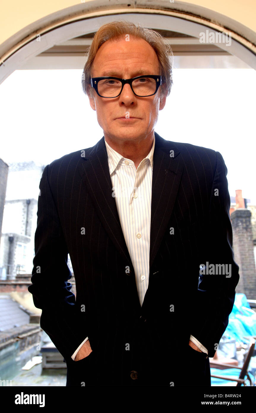 British actor Bill Nighy during interview in London May 2005 Mirrorpix ...