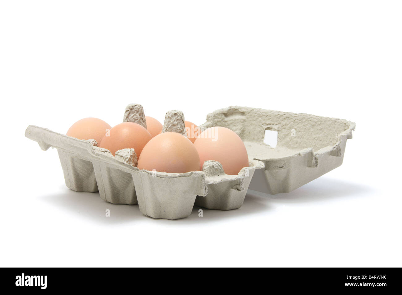 Eggs in Egg Carton Stock Photo - Alamy