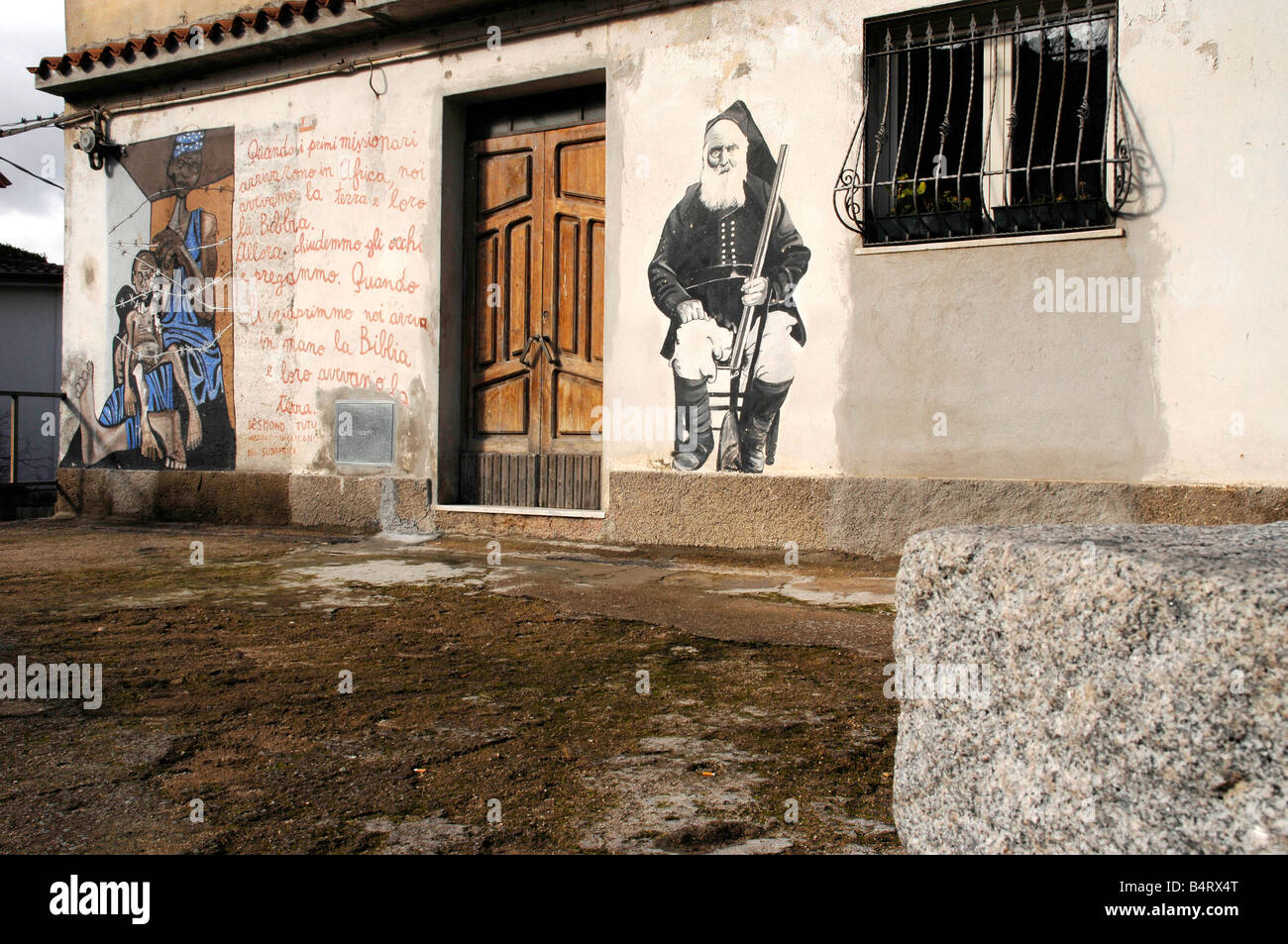 Murals Orgosolo Sardinia Italy Stock Photo - Alamy