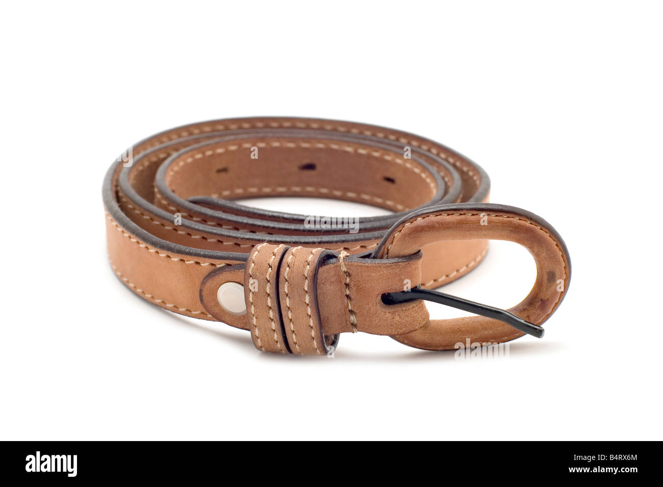 object on white clothes accessory belt Stock Photo - Alamy