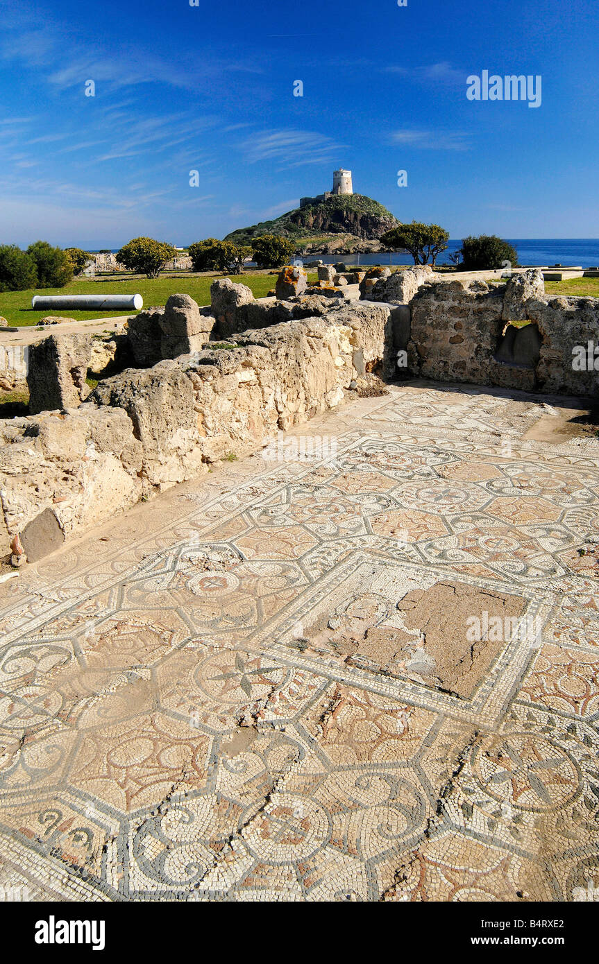 Nora Roman ruins Pula Sardinia Italy Stock Photo - Alamy