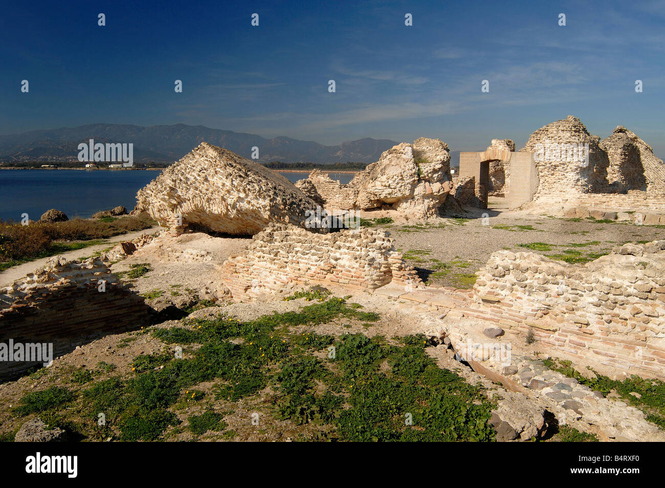 Nora Roman ruins Pula Sardinia Italy Stock Photo - Alamy