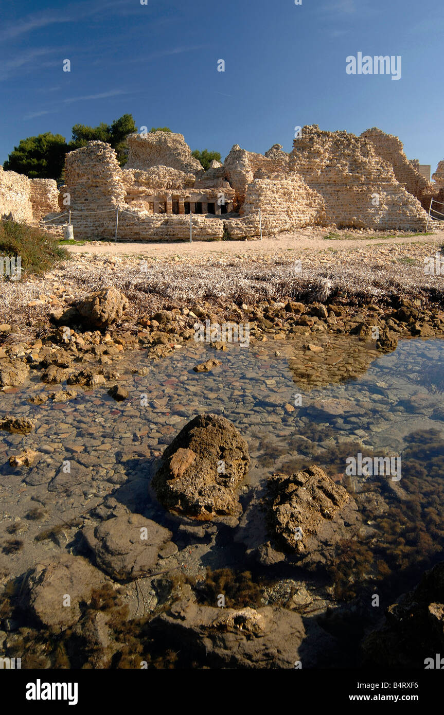 Nora Roman ruins Pula Sardinia Italy Stock Photo - Alamy