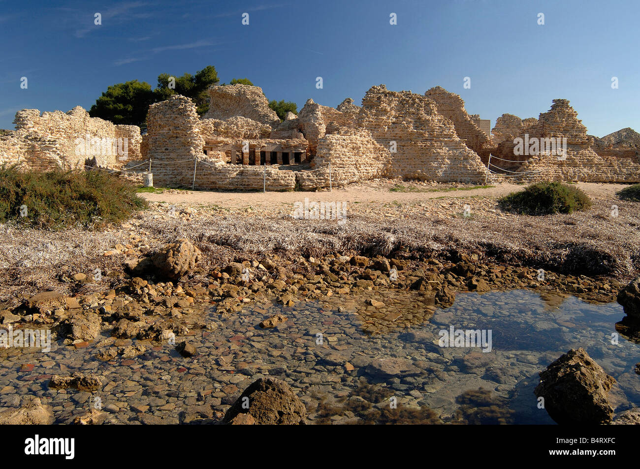 Nora Roman ruins Pula Sardinia Italy Stock Photo - Alamy