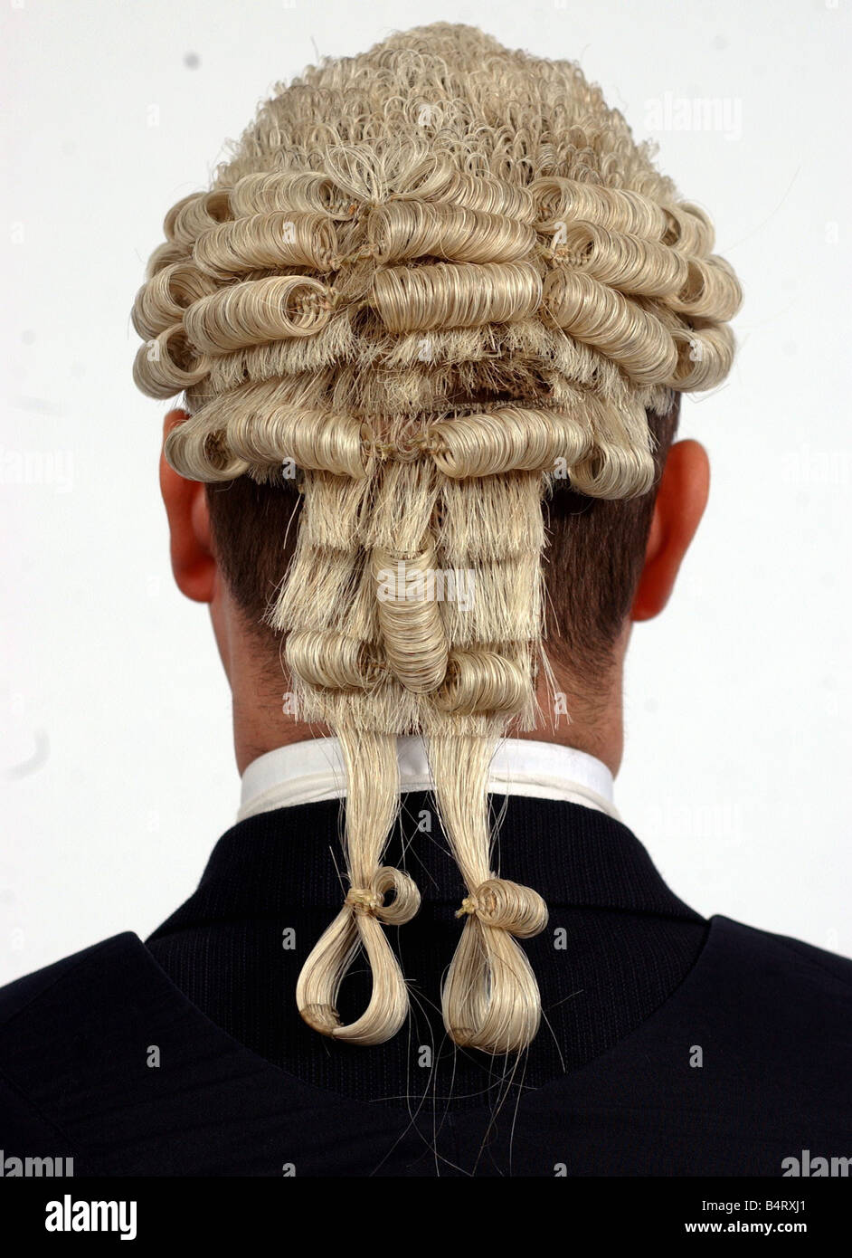 Wig barrister hi-res stock photography and images - Alamy