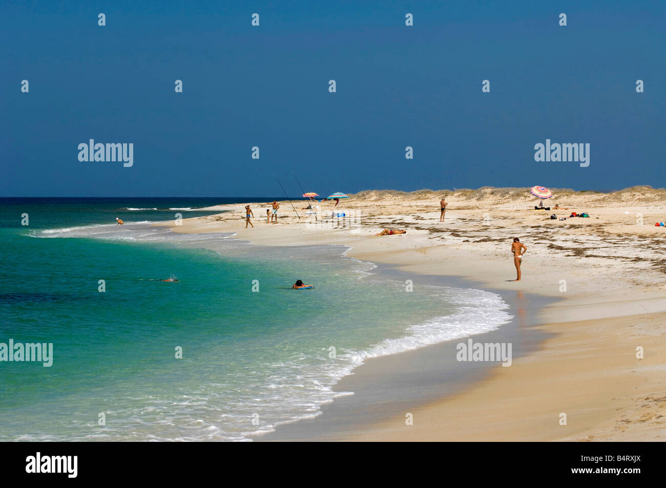 Maimoni beach Penisola del Sinis Sardinia Italy Stock Photo - Alamy