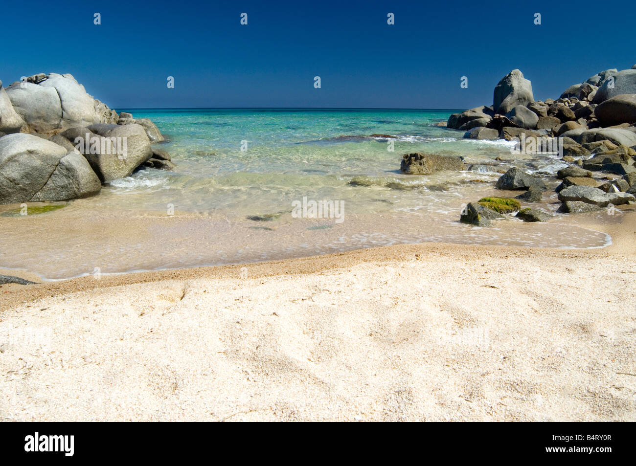 Beach Tortoli Ogliastra Sardinia Italy Stock Photo - Alamy