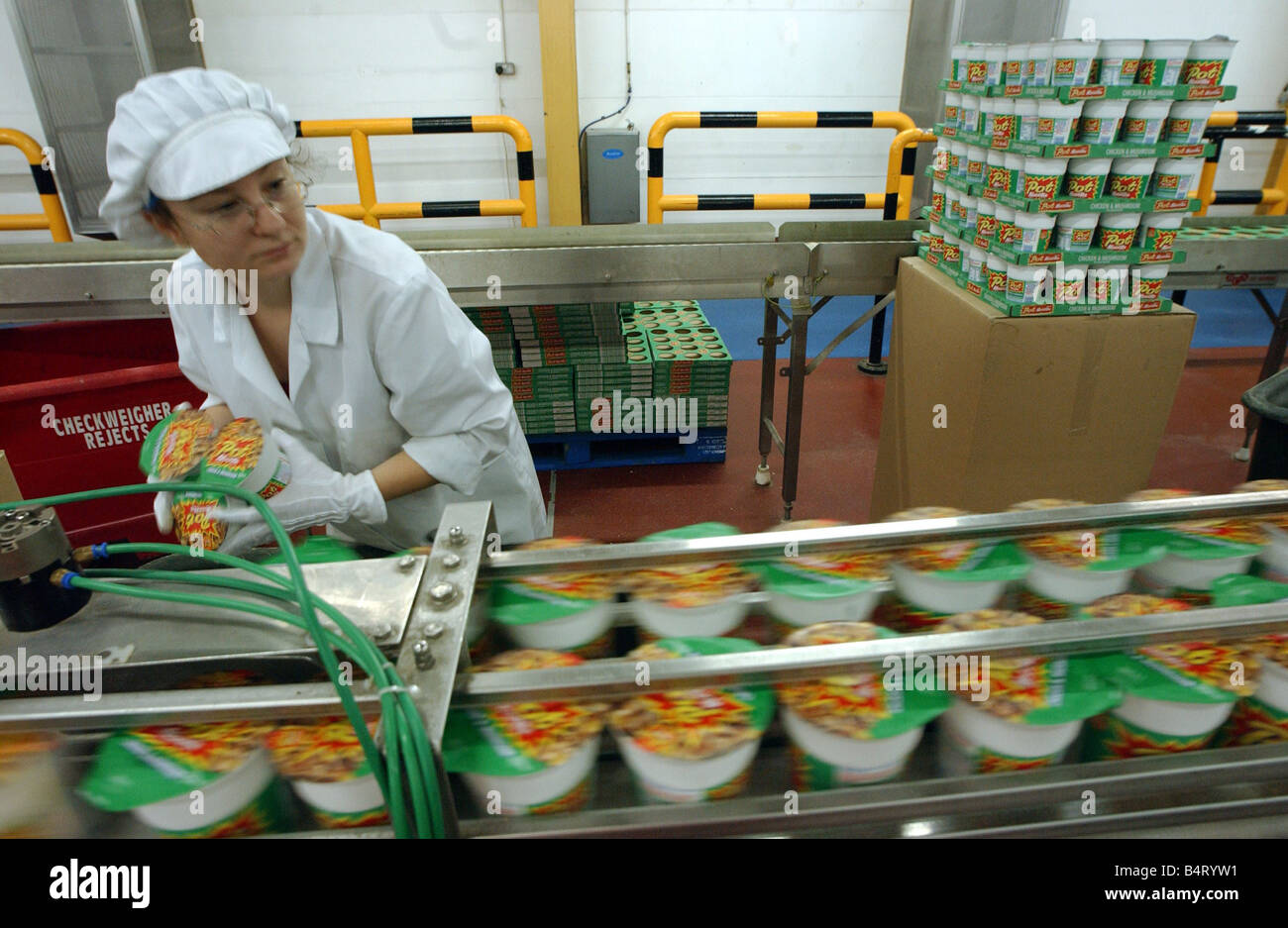 One of the production lines at Pot Noodle in Crumlin 14th November 2002 ...