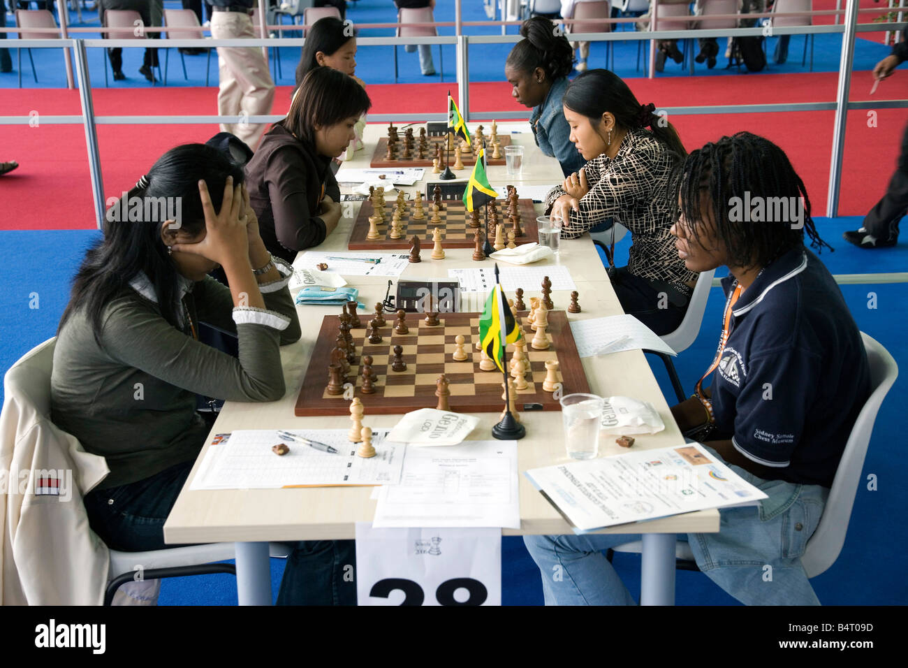 Giamaica VS Indonesia World Chess Championship Palazzo Oval Turin ...