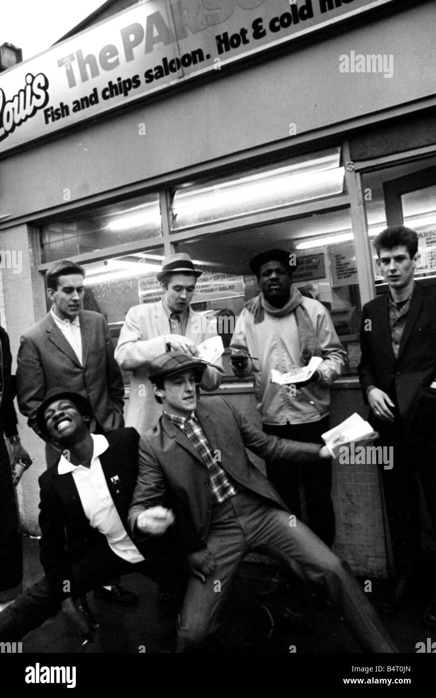 The Specials pop group in chip shop called The Parson s Nose in Bishop ...