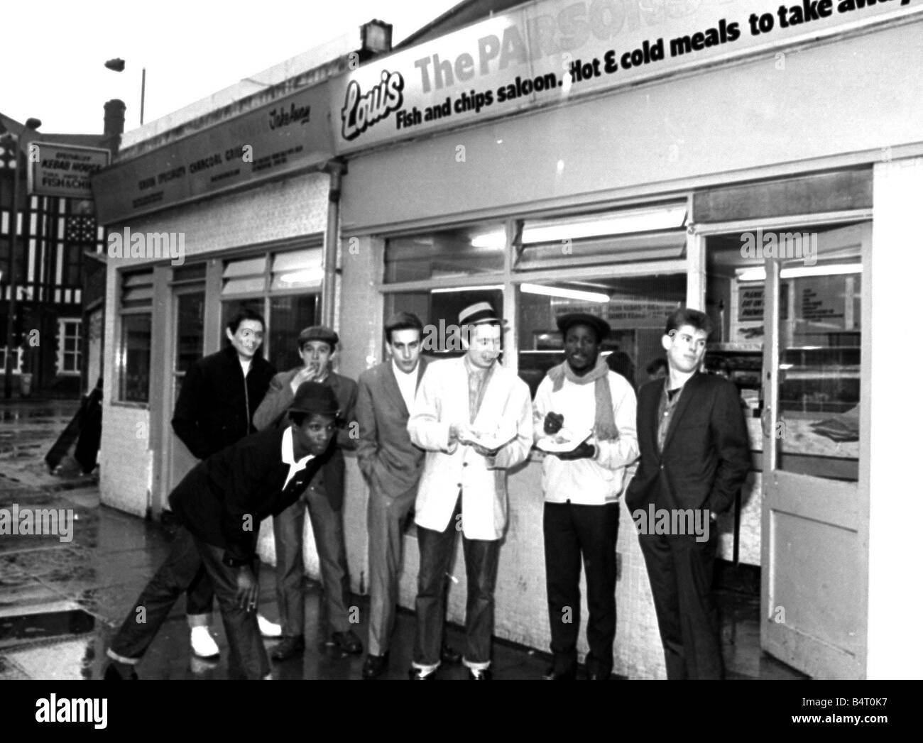 The Specials pop group in chip shop called The Parson s Nose in Bishop ...