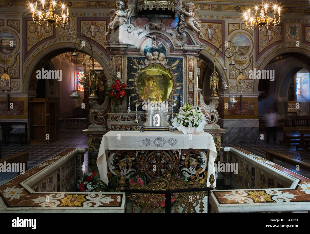 Achiropita altar Cathedral (XI) Rossano Calabria Italy Stock Photo - Alamy