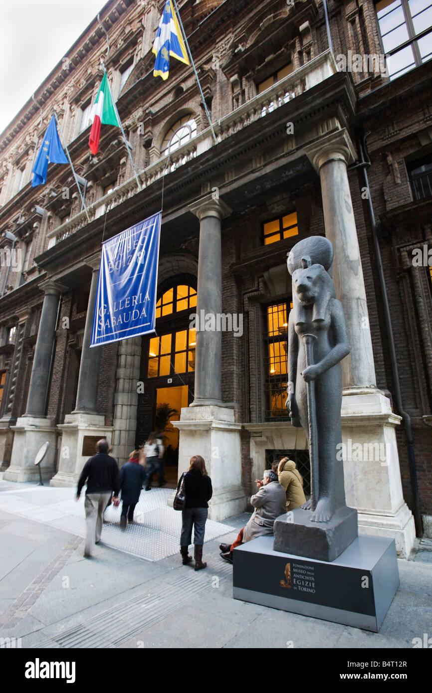 Egyptian museum Turin Piedmont Italy Stock Photo - Alamy