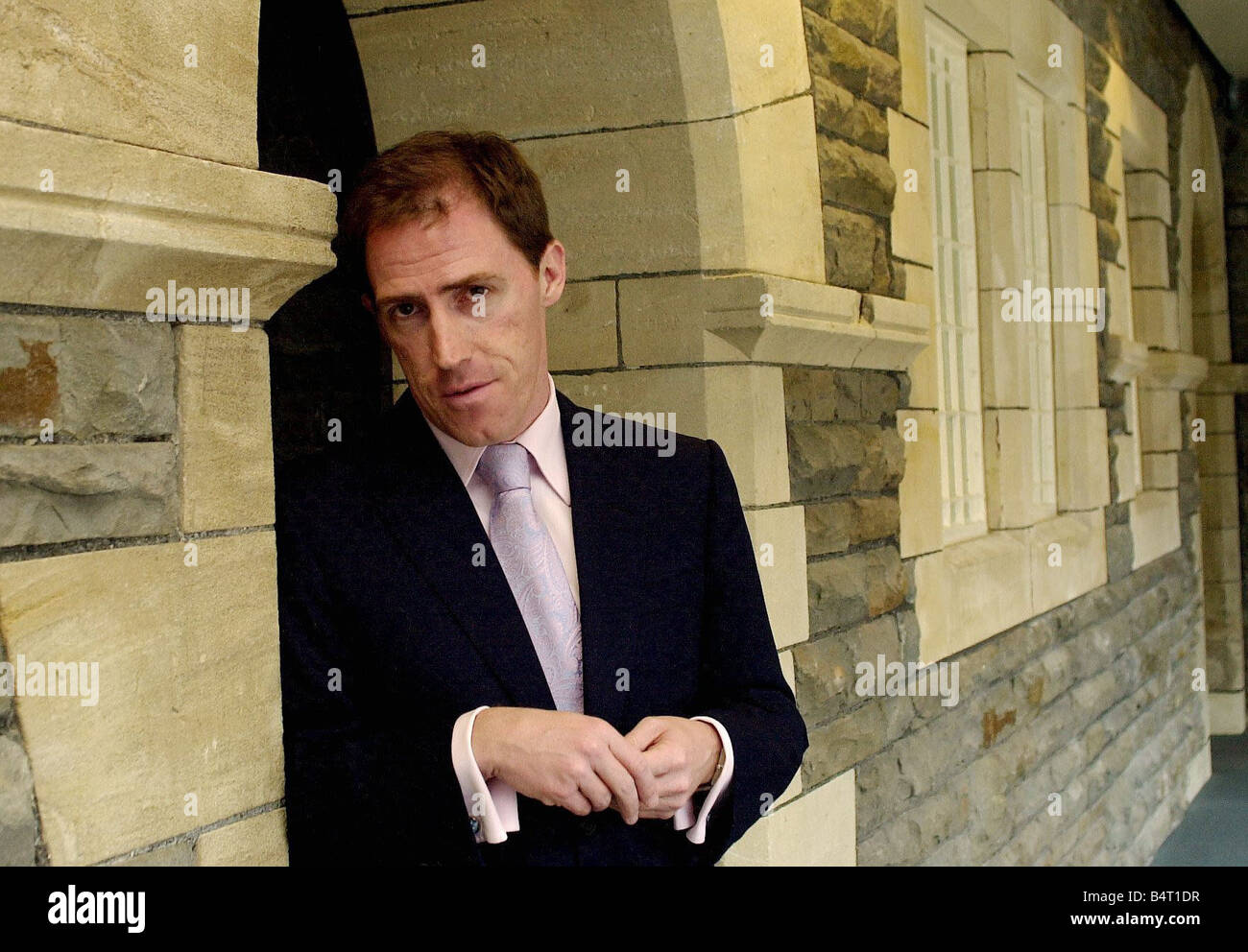 Welsh actor and comedian Rob Brydon 2nd July 2004 Stock Photo - Alamy