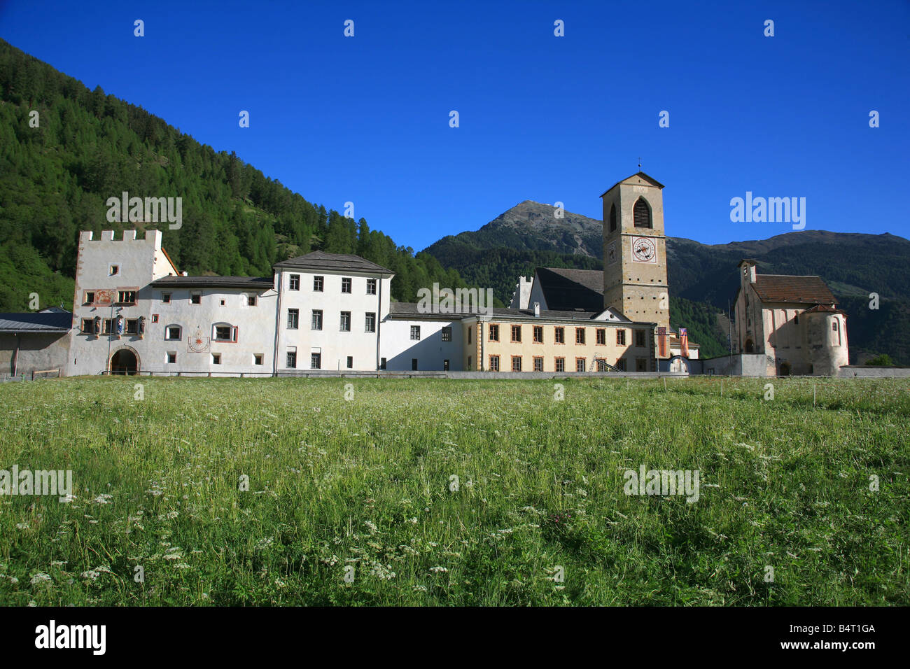 St Johann Mustair monastery Mustair Val Monastero Bassa Engadina ...