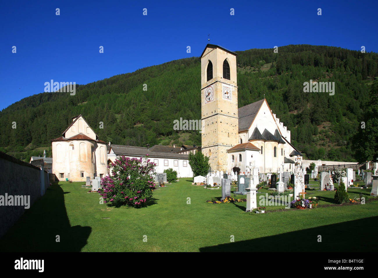 St Johann Mustair monastery Mustair Val Monastero Bassa Engadina ...