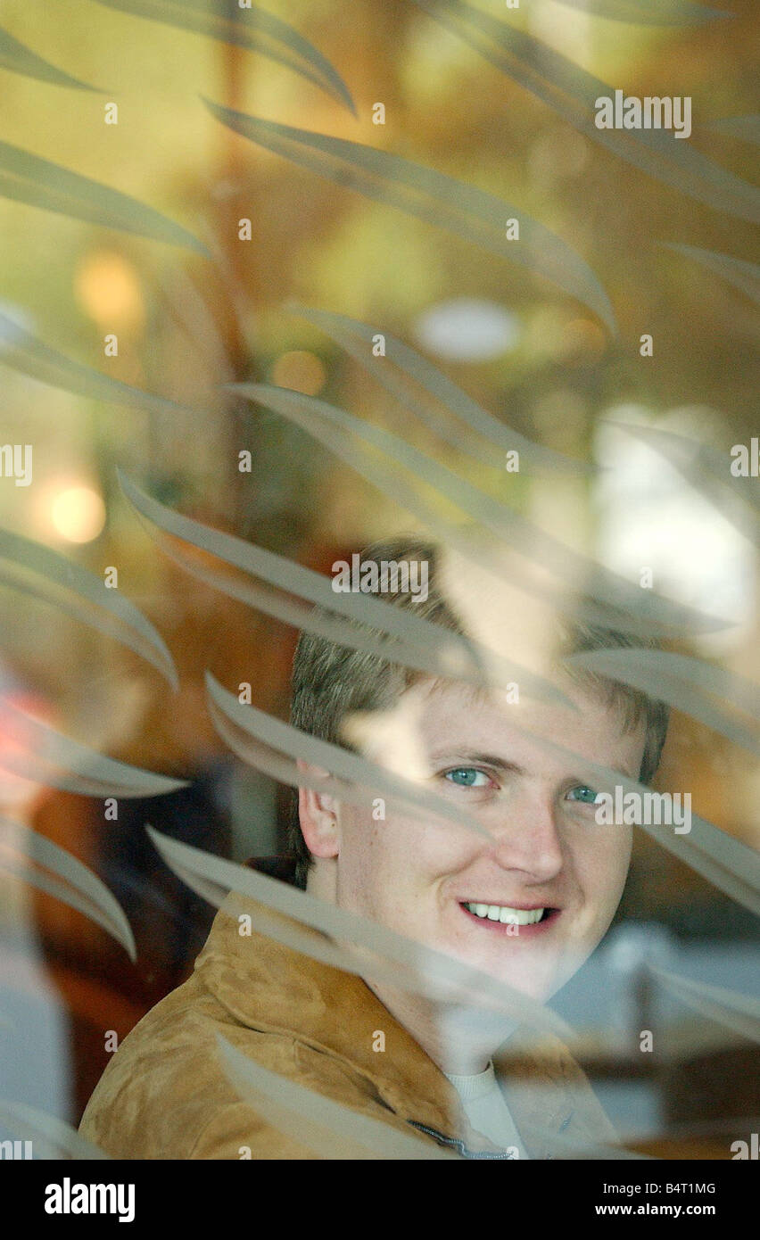 Welsh singer Aled Jones 25th Sept 2002 Stock Photo - Alamy