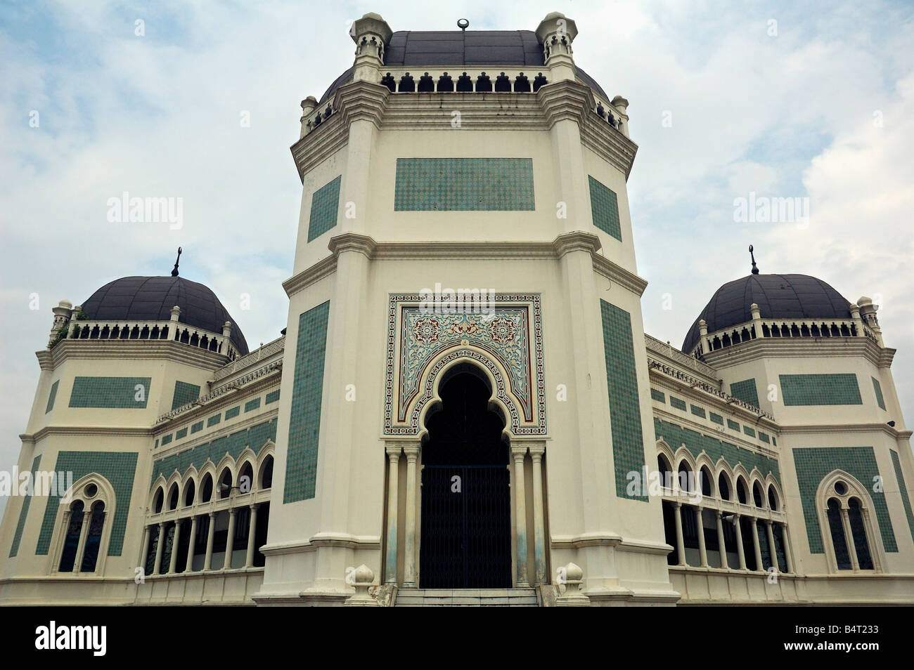 Famous Grand Mosque of Maimoon in North Sumatra, Indonesia Stock Photo ...