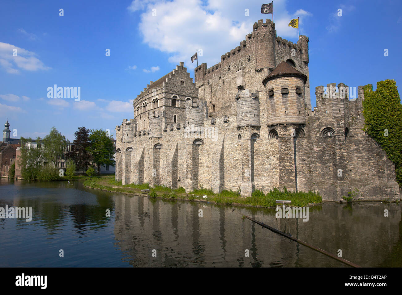 The Gravensteen, medieval castle, Ghent, Belgium Stock Photo - Alamy