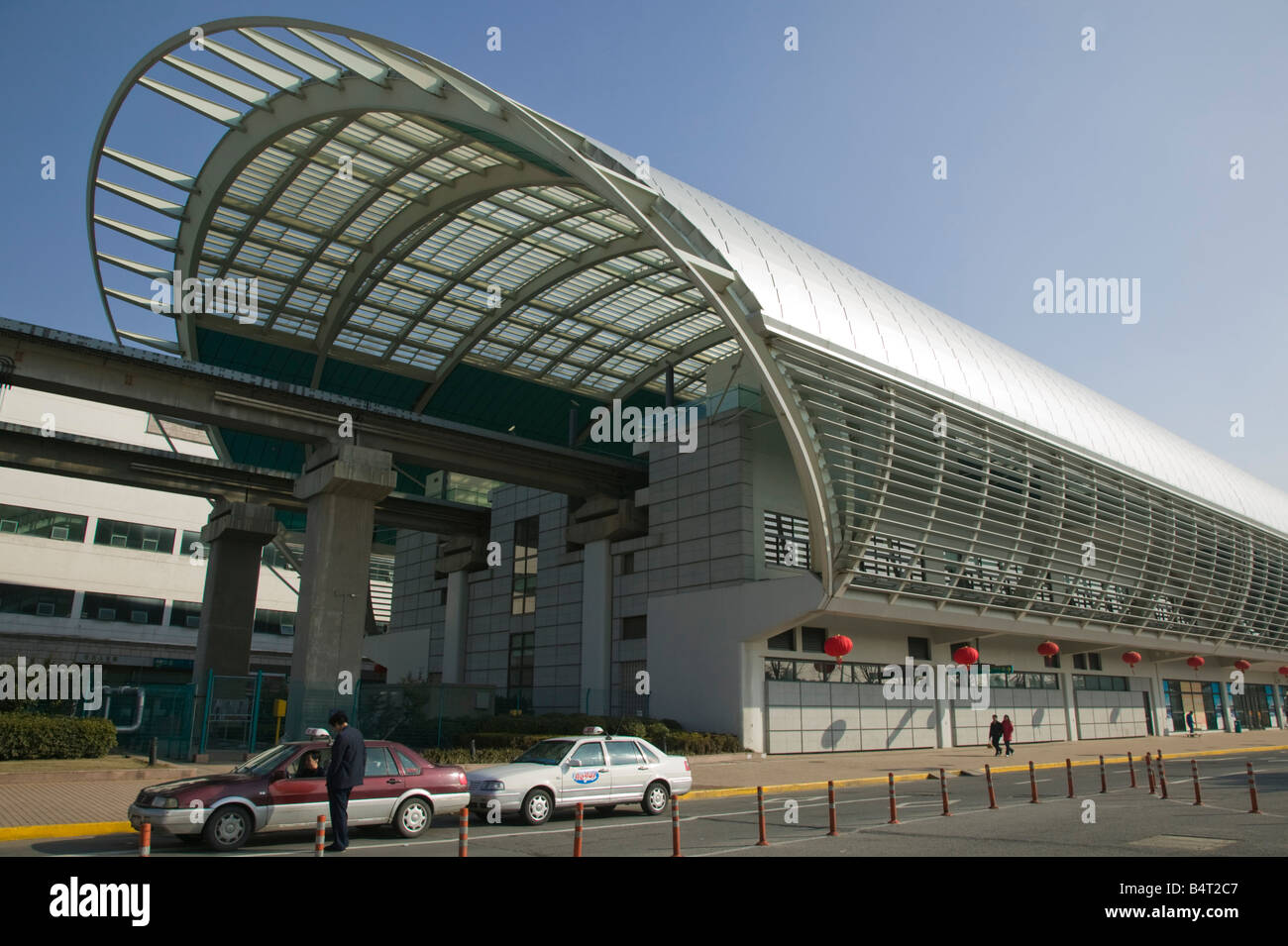 China, Shanghai, Pudong District, Mag Lev (Magnetic Levitation) Train ...