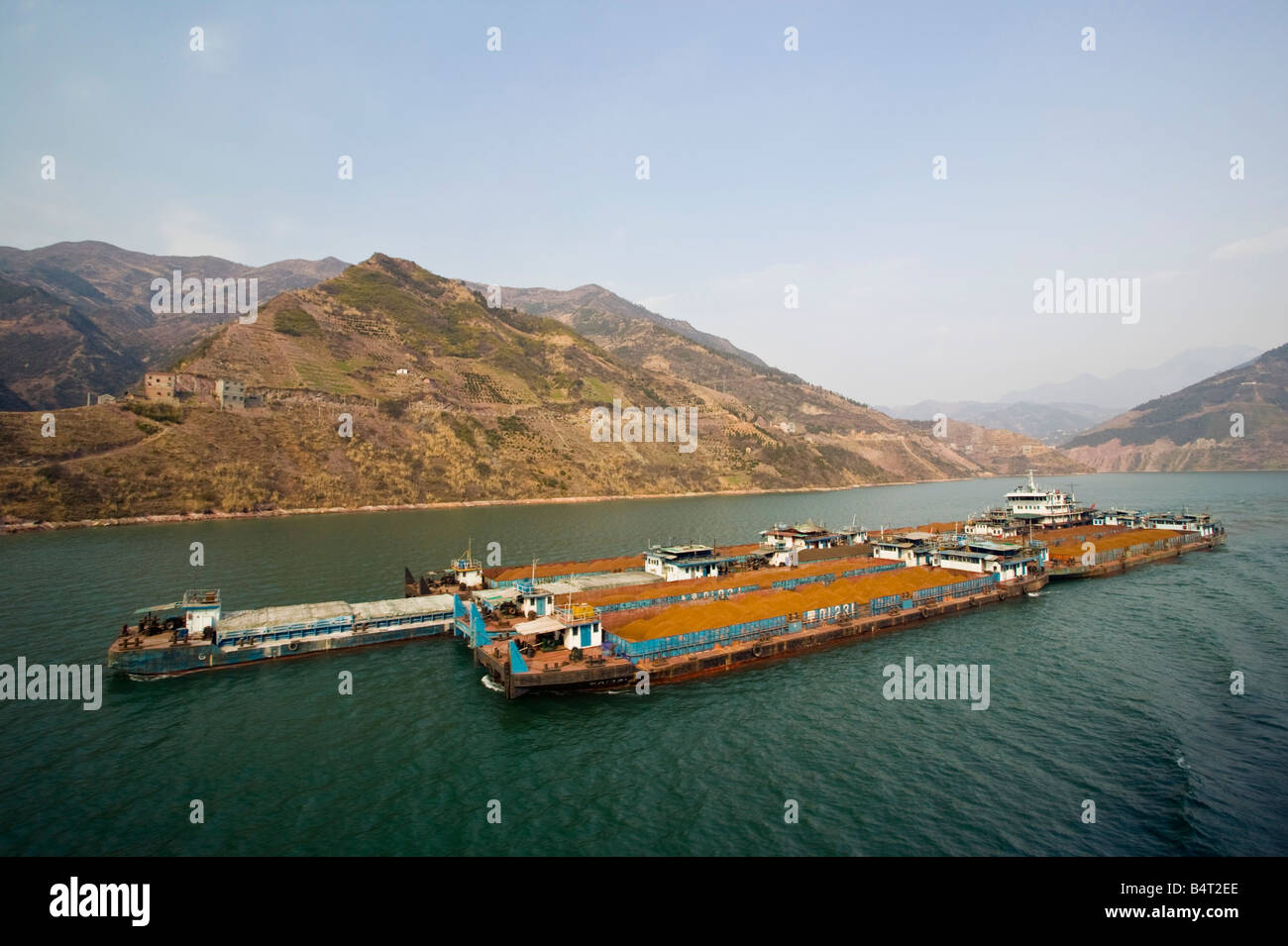 China, Hubei Province, Yangtze River, Cargo Ship Stock Photo - Alamy