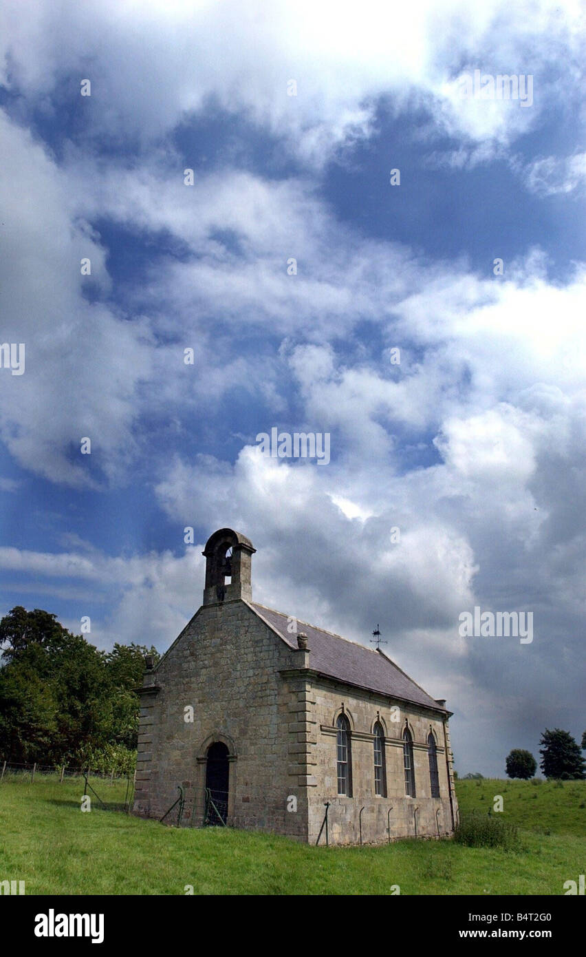 The chapel at Chipchase Castle Stock Photo - Alamy