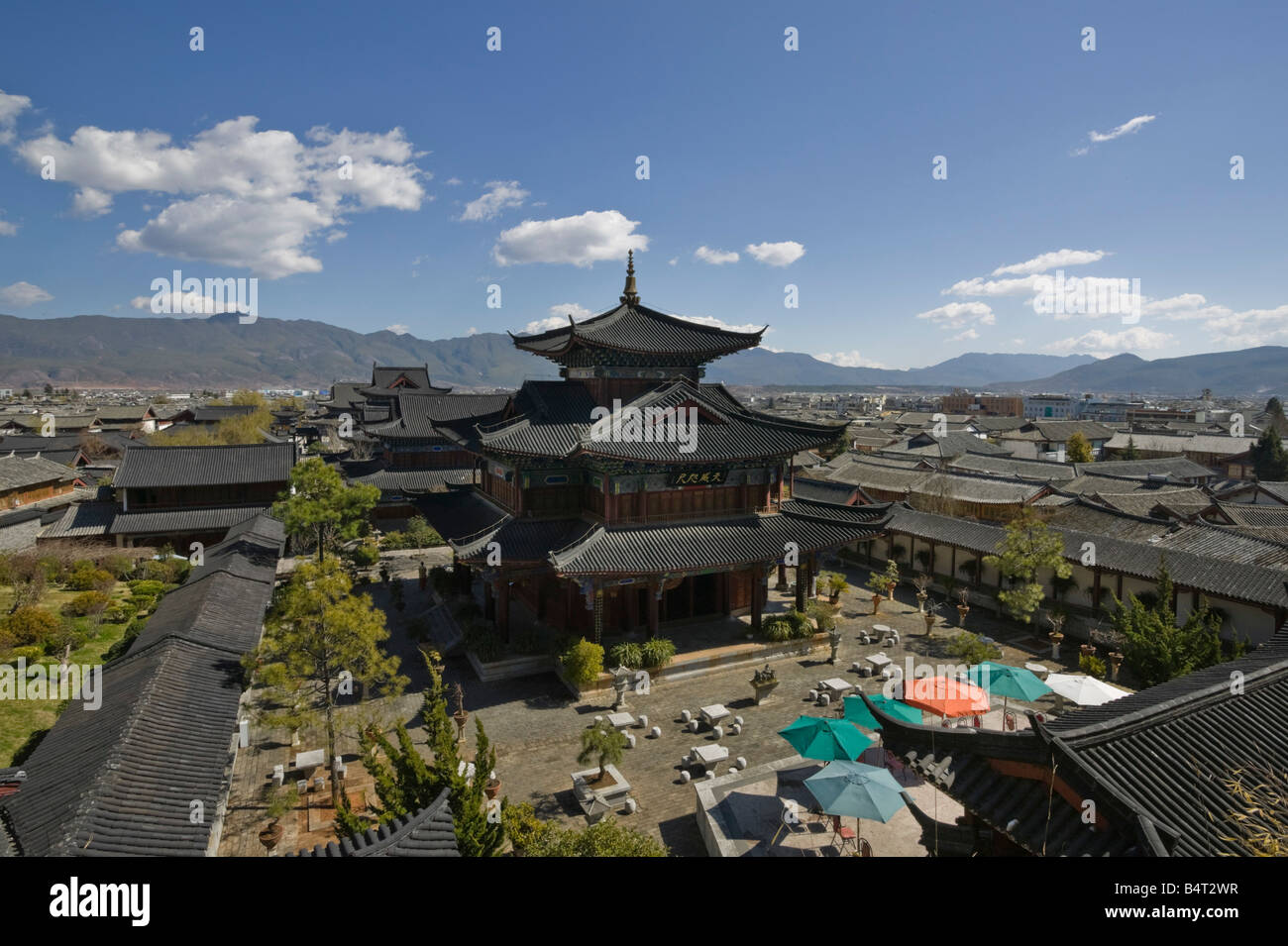 China, Yunnan Province, Lijiang, Lijiang Old Town, Exterior View of the ...